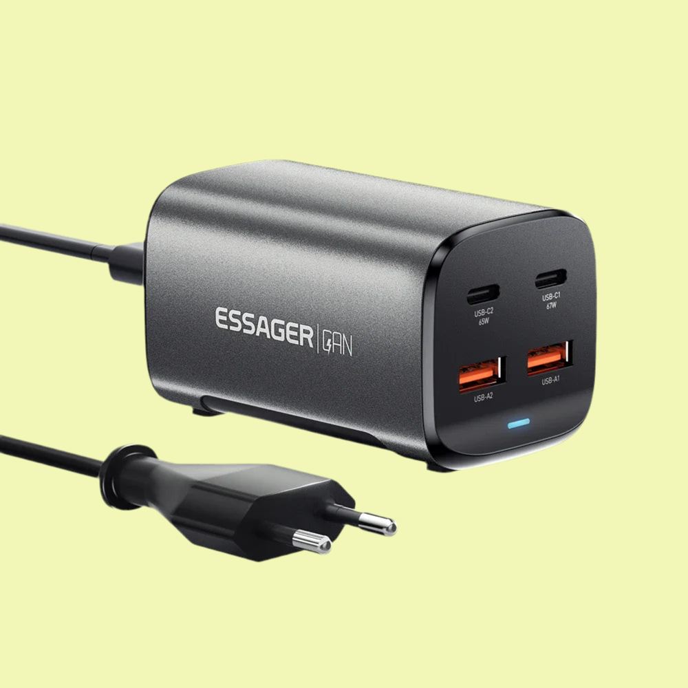 Essager 67W 4-Port GaN Fast Charging Socket with Cable – Oz Marketplace