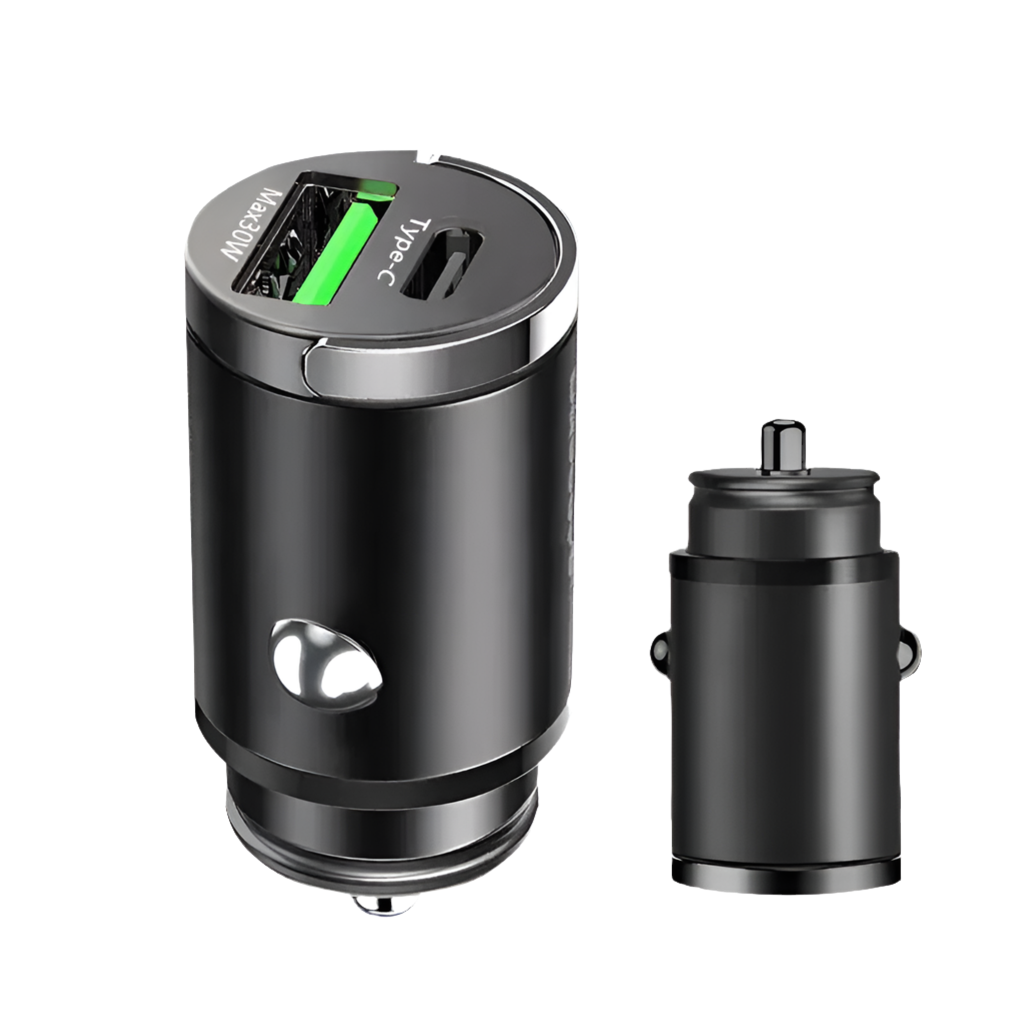 100W 2-Port Mini Fast Charging Car Socket - USB A / Type C – Oz Marketplace